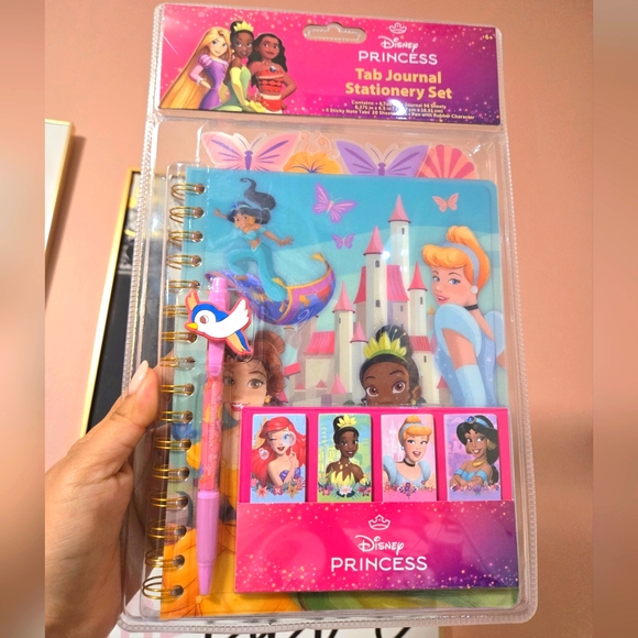 Disney | Office | Nwt Disney Princesses Tab Journal Bundle With Pen And ...